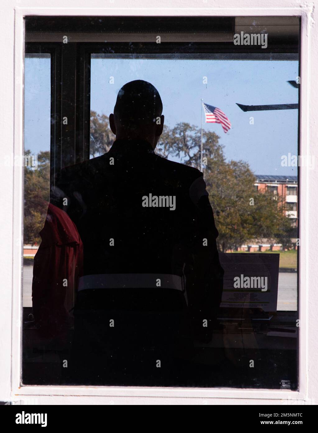 Staff Sgt. Mark Gulotta, with Recruit Training Regiment, narrates a ...