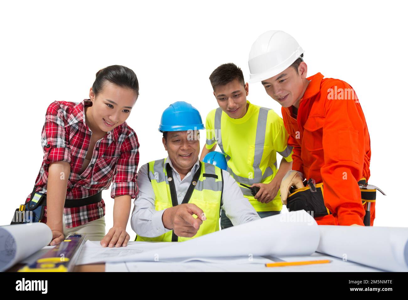 The research team building decoration drawings Stock Photo - Alamy