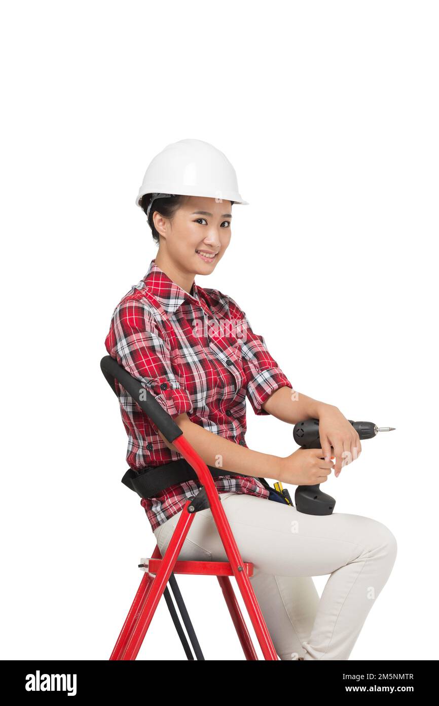 Chinese youth workers Cut Out Stock Images & Pictures - Alamy