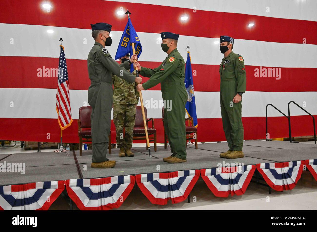 U.S. Air Force Lt. Col. Paul Baker assumes command of the 550th Fighter ...