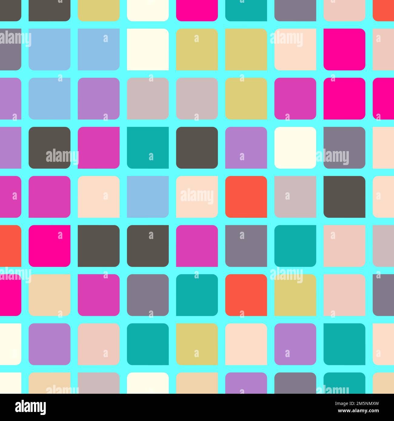Color checkered squares background generative pattern illustration ...