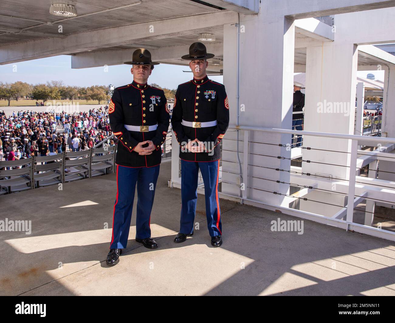 Staff Sgt. Christopher Davis and Staff Sgt. Mark Gulotta, with the ...