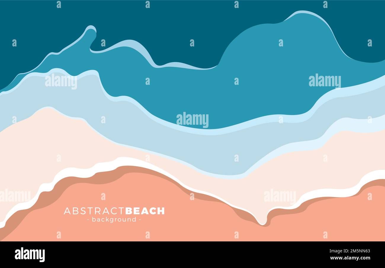 Minimalist ocean view vector hi-res stock photography and images - Alamy