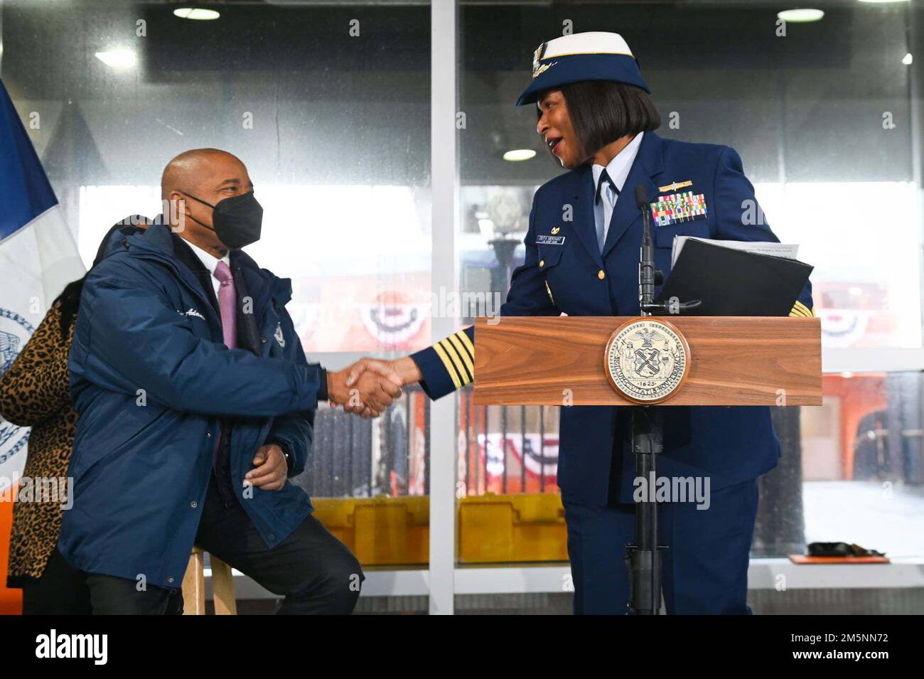 U.S. Coast Guard Sector New York Commander Captain Zeita Merchant ...
