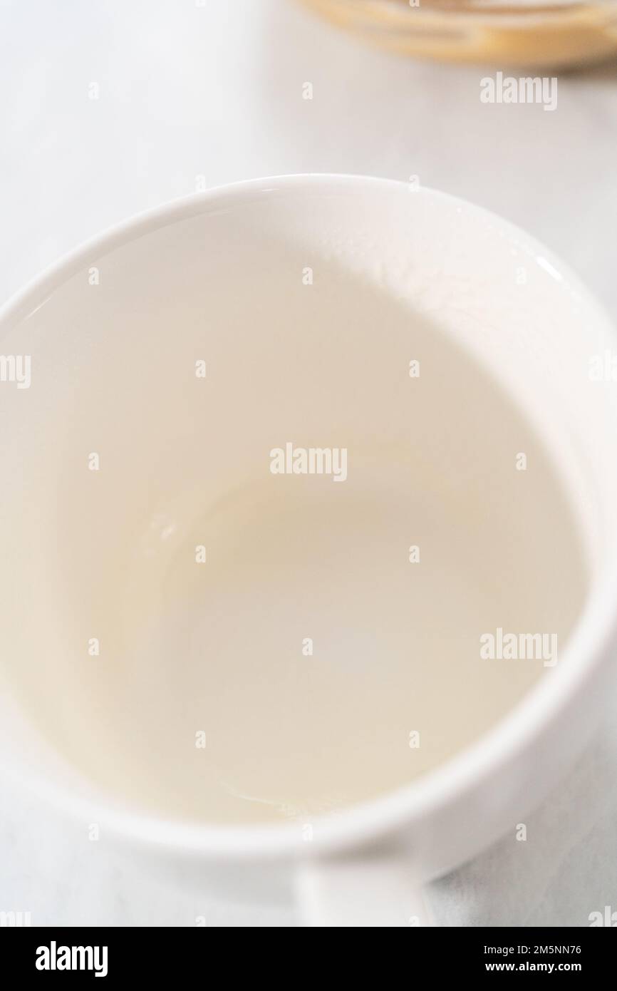 Pumpkin mug cake Stock Photo - Alamy