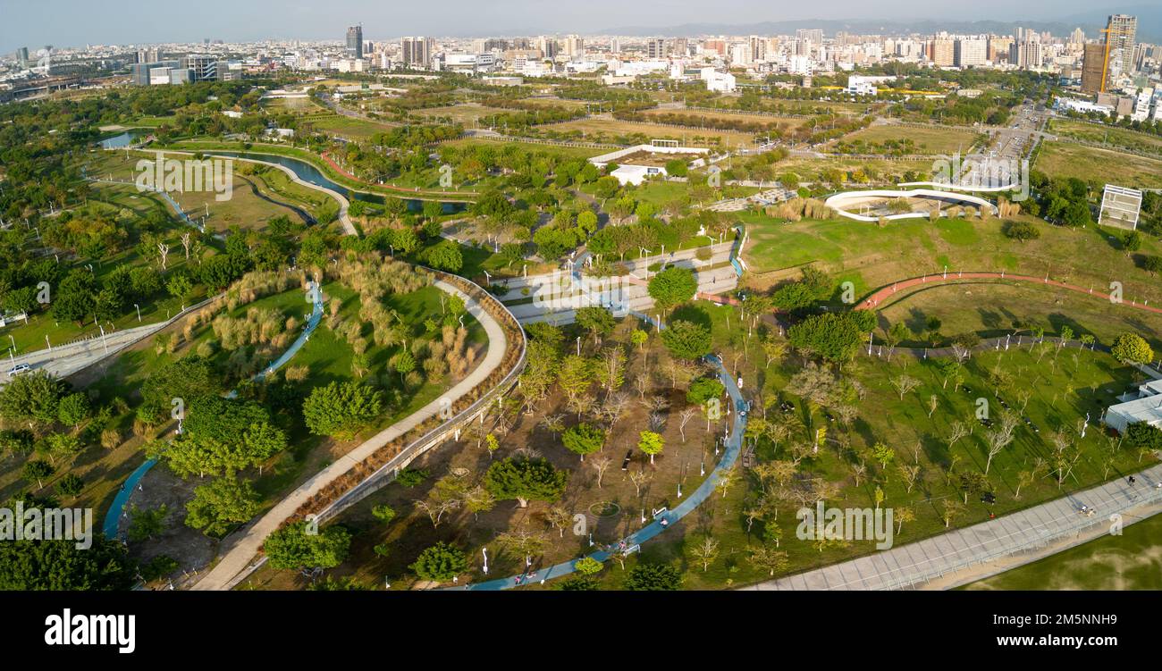 Taichung central park pathway hi-res stock photography and images - Alamy