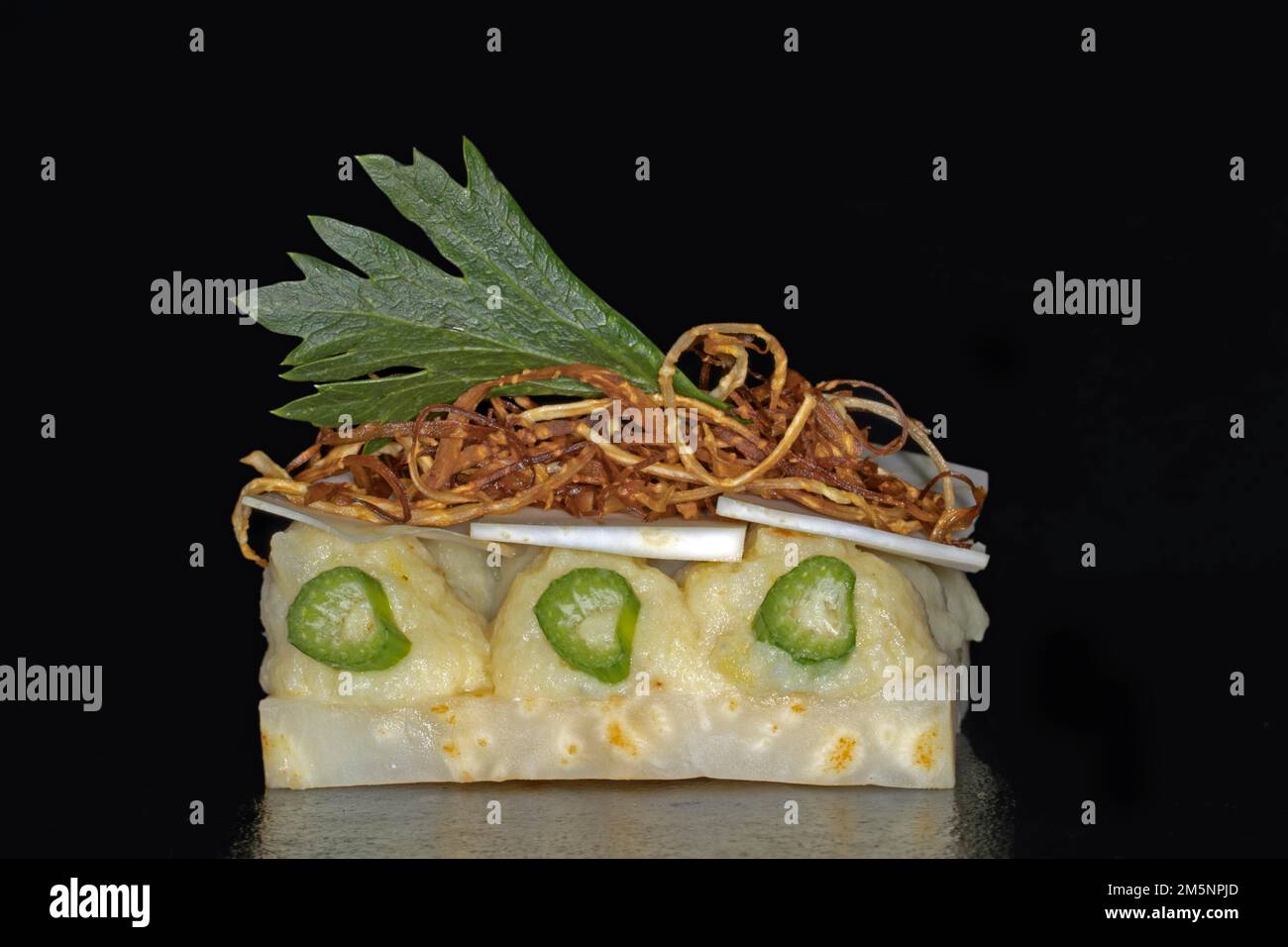 Four kinds of celery (Apium graveolens) tuber, braised celery, celery ...