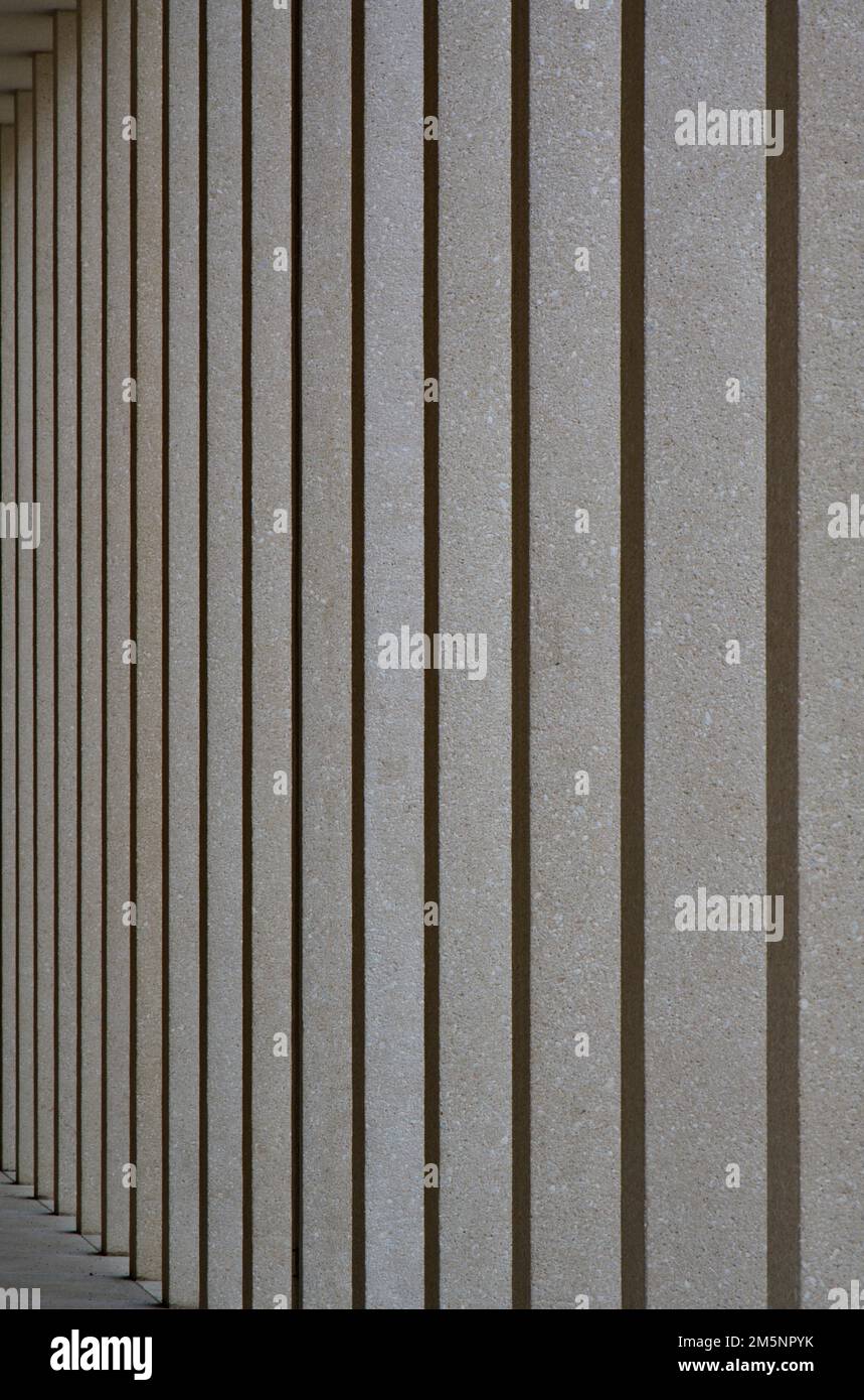 Columns at the newly built James Simon Gallery, Museum Island, Mitte ...