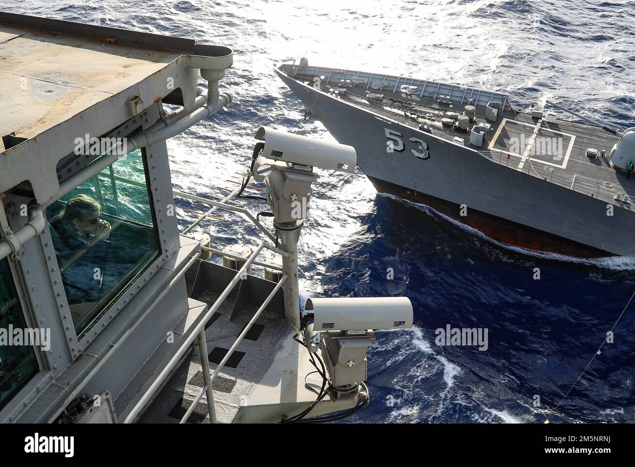 PHILIPPINE SEA (Feb. 26, 2022) Capt. Amy Bauernschmidt, commanding ...