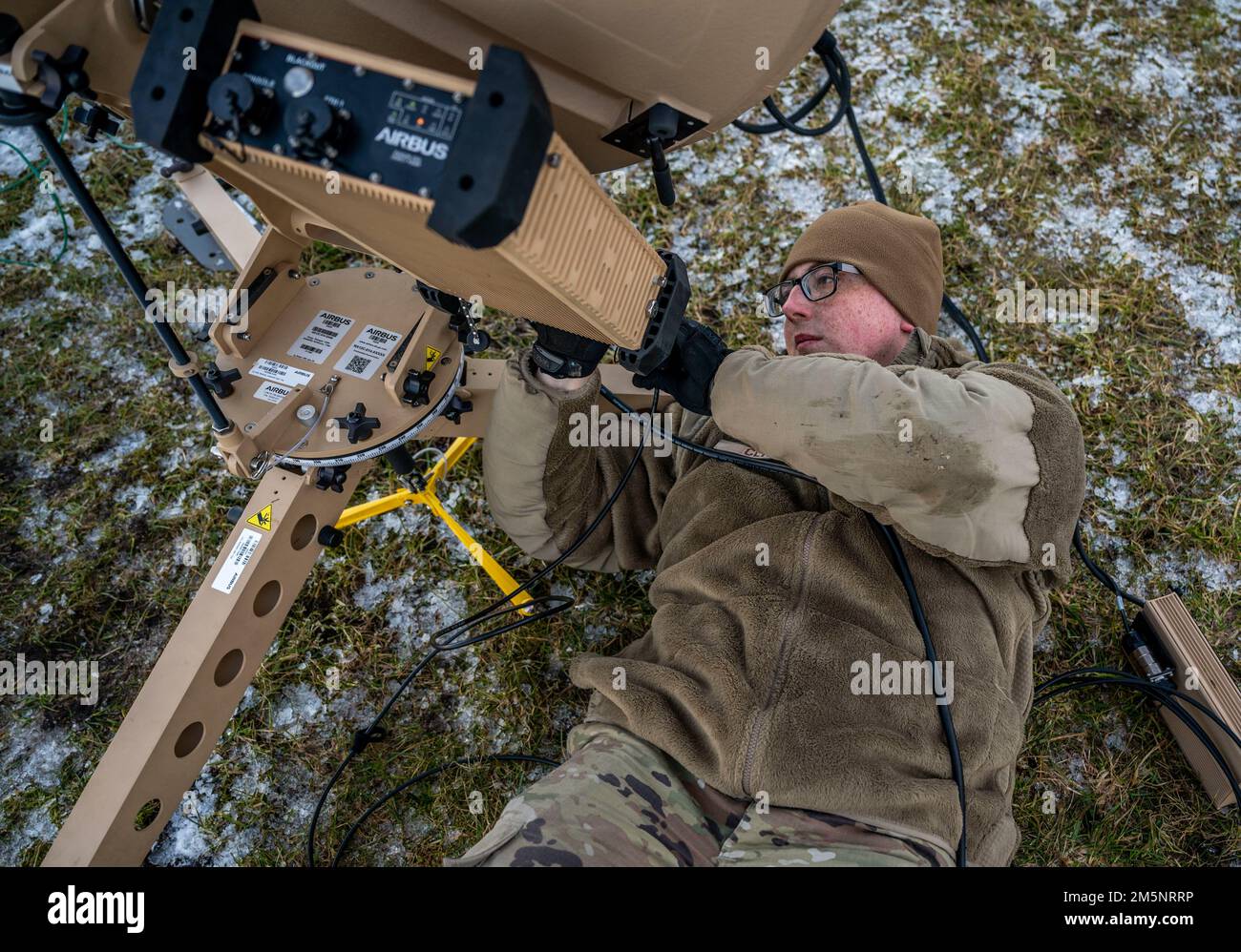 U.S. Air Force Senior Airman Nathanael Clark, 1st Combat Communications ...