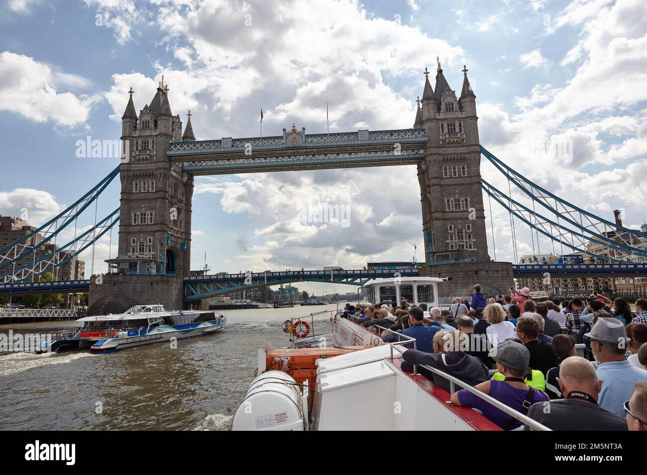 Boat Trip on the Thames, Tower Bridge, London, England, United Kingdom ...