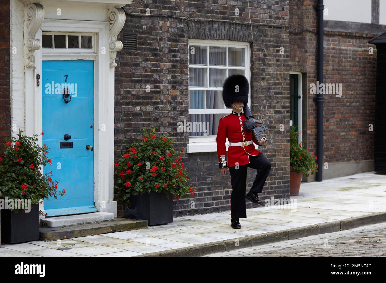 Coldstream Guard at the Tower of London, England, Great Britain Stock ...