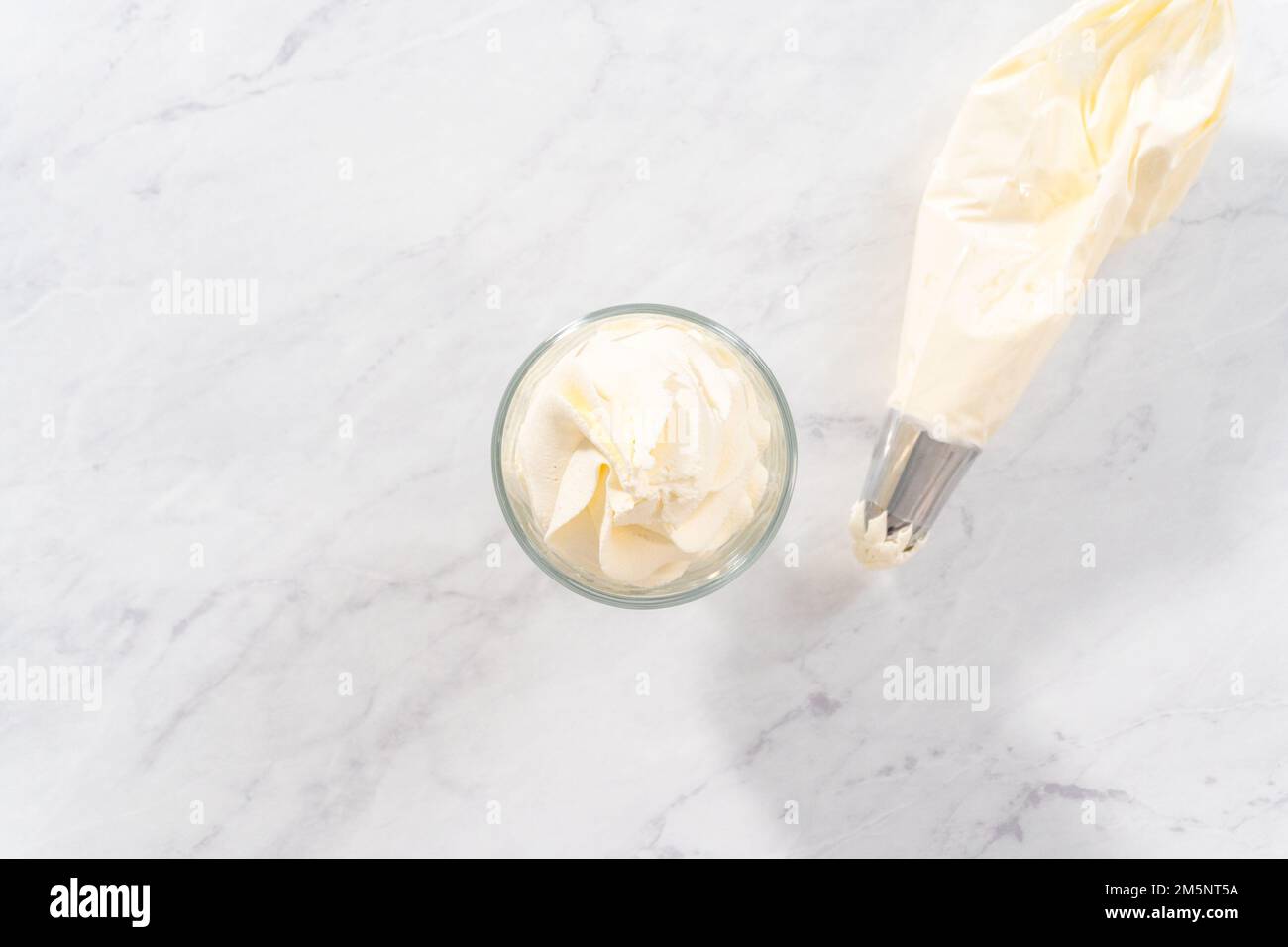Homemade whipped cream Stock Photo - Alamy