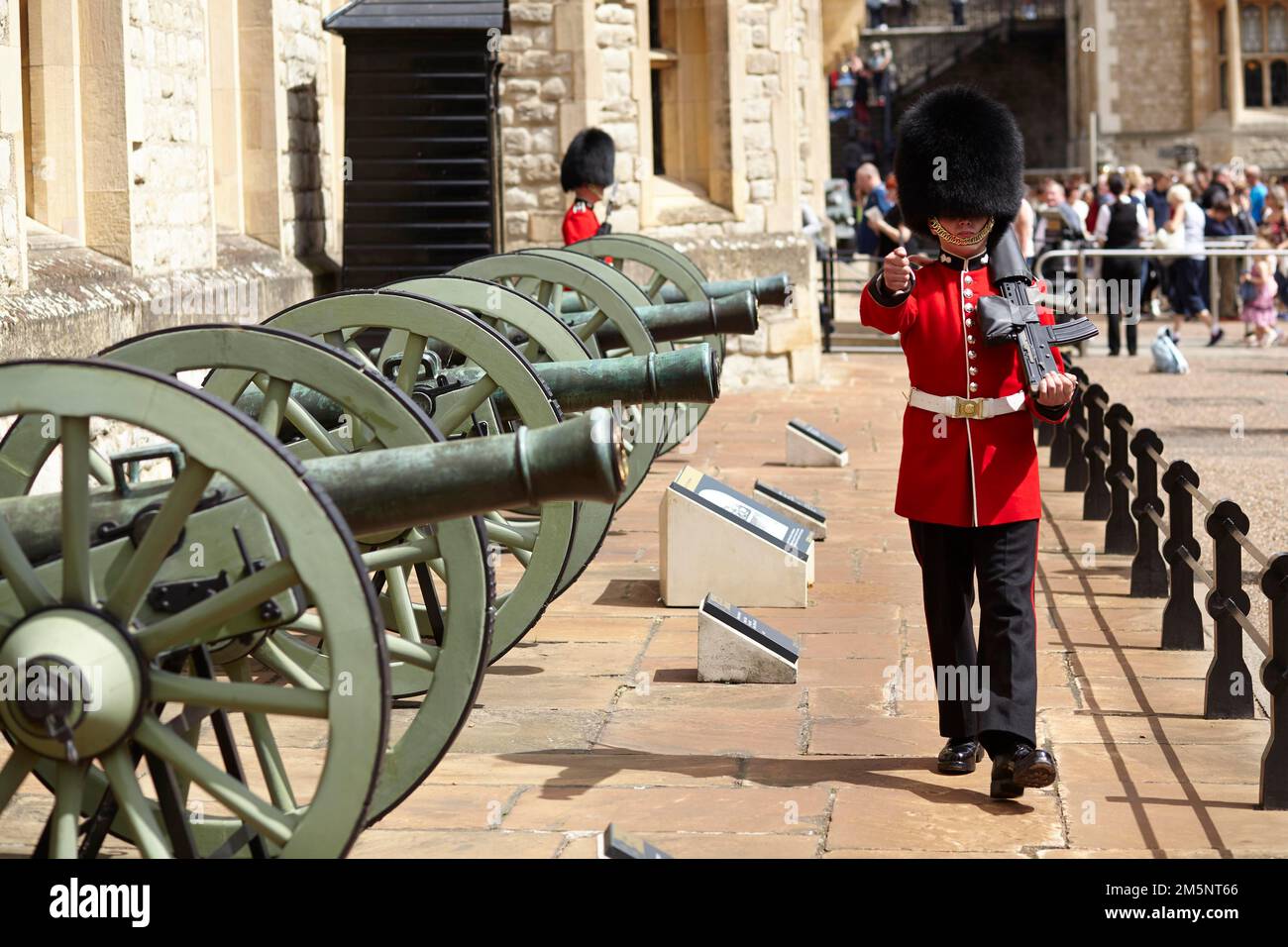 Coldstream Guards at the Tower of London, England, Great Britain Stock ...