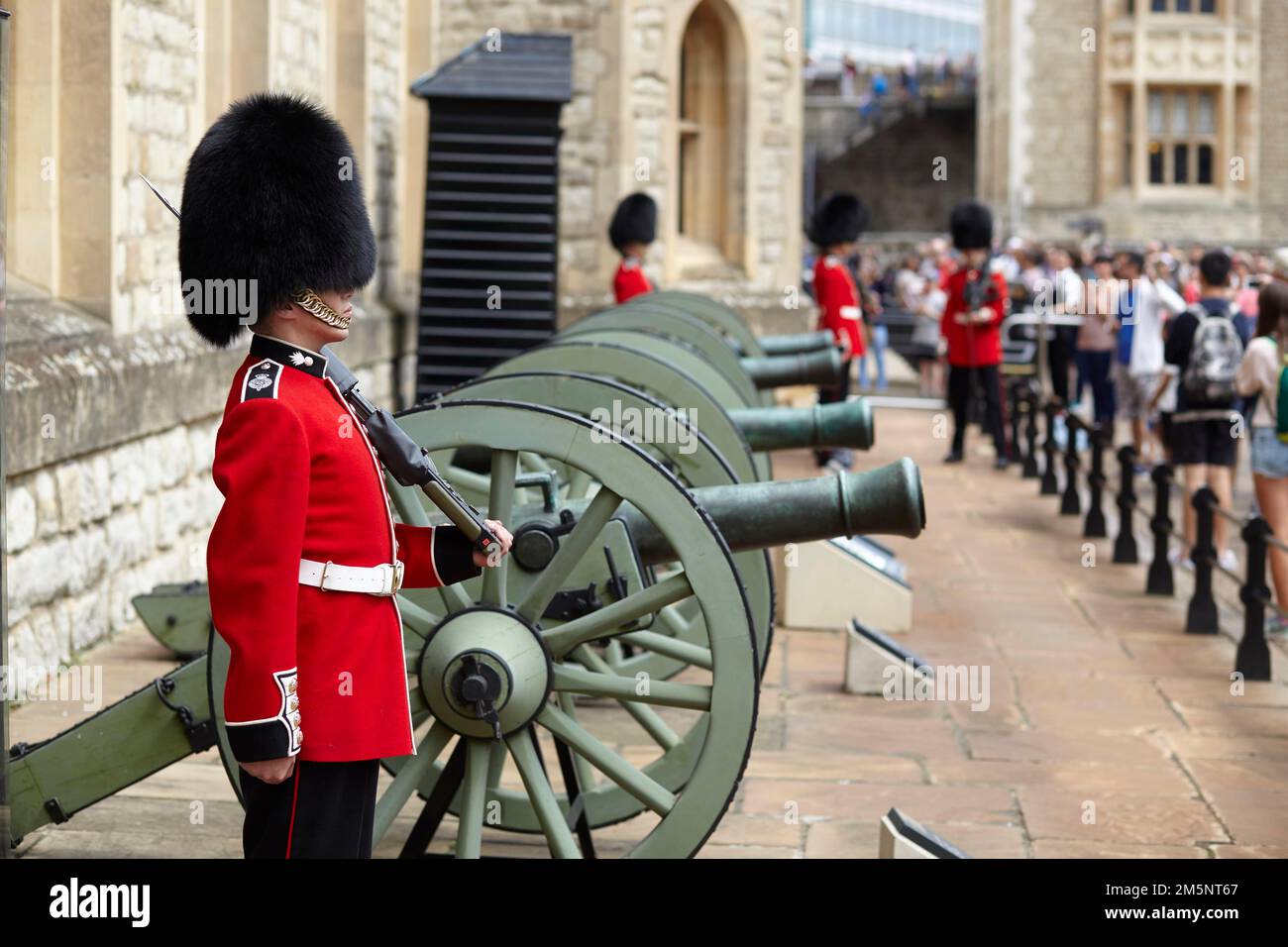 Coldstream Guards at the Tower of London, England, Great Britain Stock ...