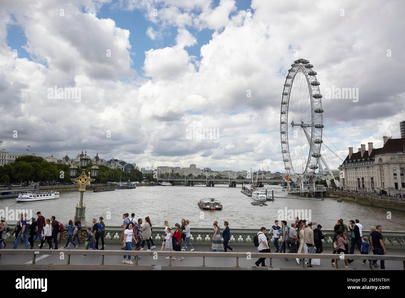 Thames with London Eye, London, England, Great Britain Stock Photo - Alamy