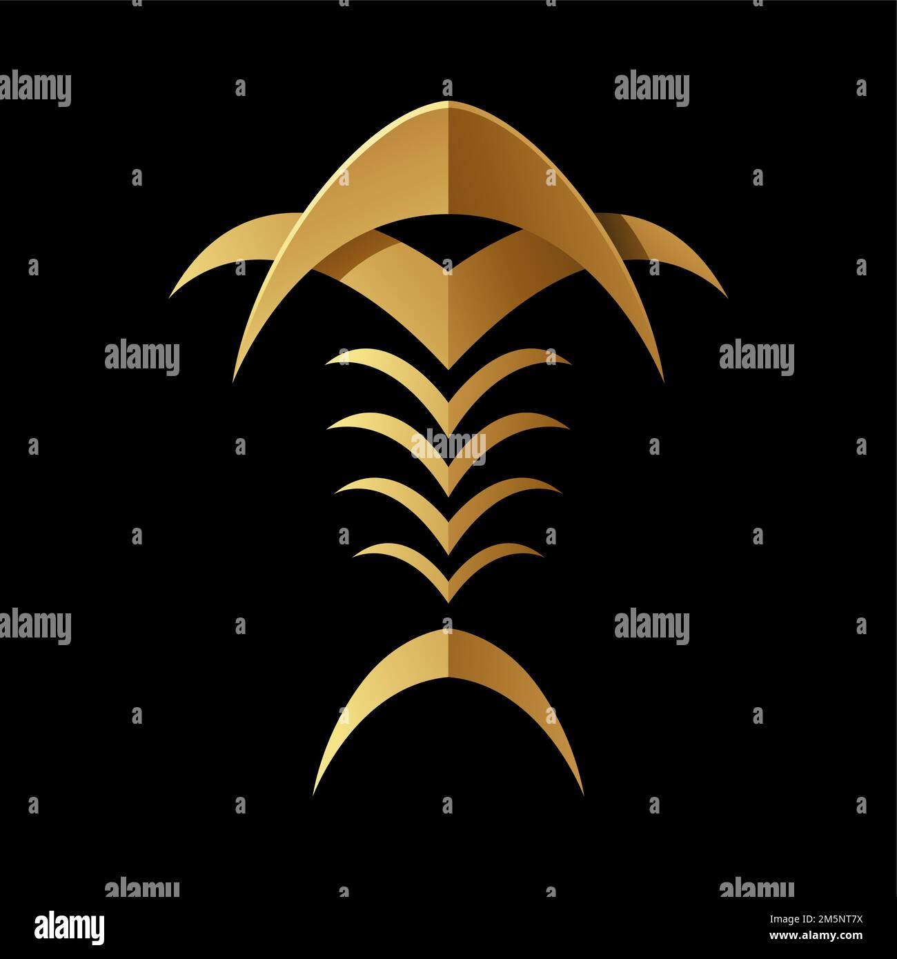 Fishbone vector hi-res stock photography and images - Alamy