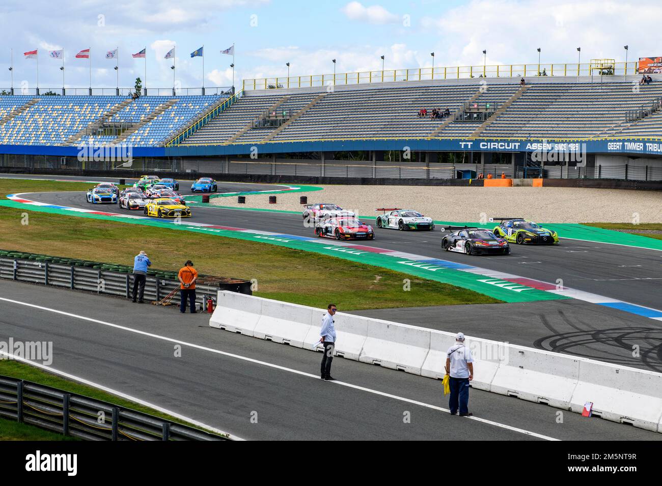 Flying start at car race GTC Racing GT Sprint of race car class GT4 ...