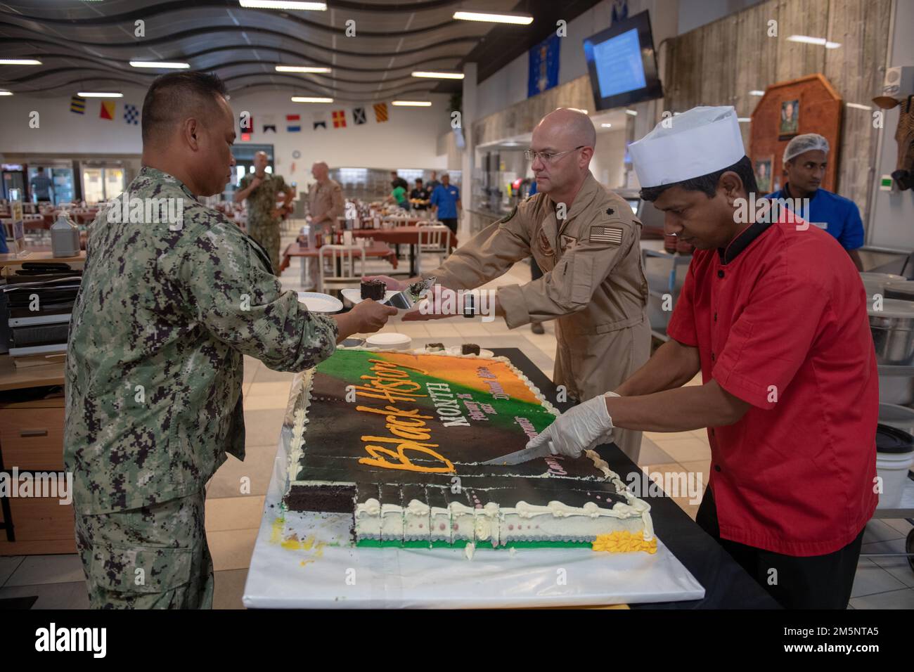CAMP LEMONNIER, Djibouti (Feb. 26, 2022) U.S. service members deployed ...