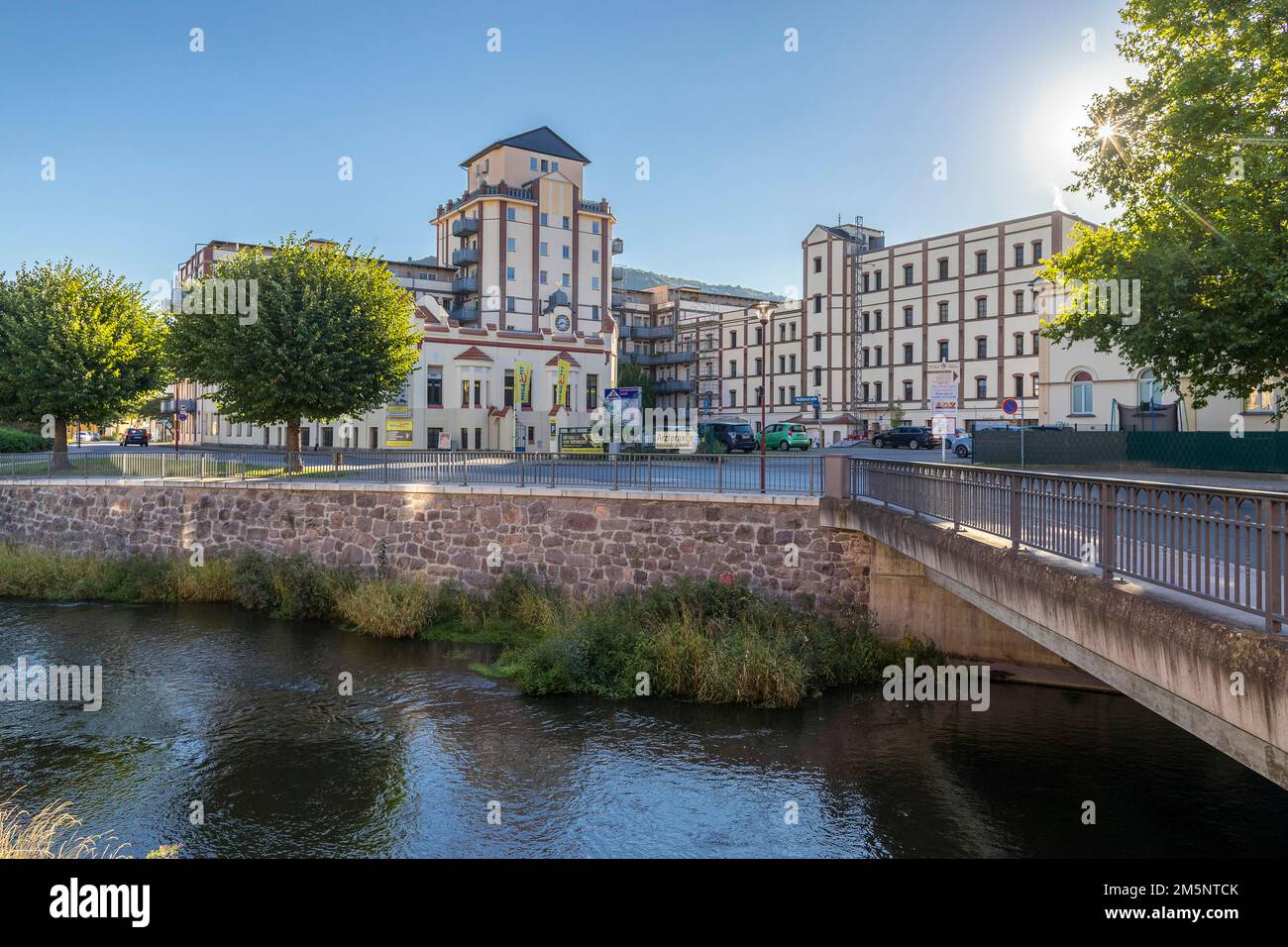 Historic Egermuehle, after renovation as a residential complex, in the ...