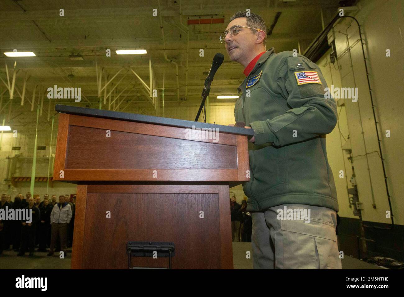 Capt. Paul Lanizotta, USS Gerald R. Ford's (CVN 78) commanding officer ...