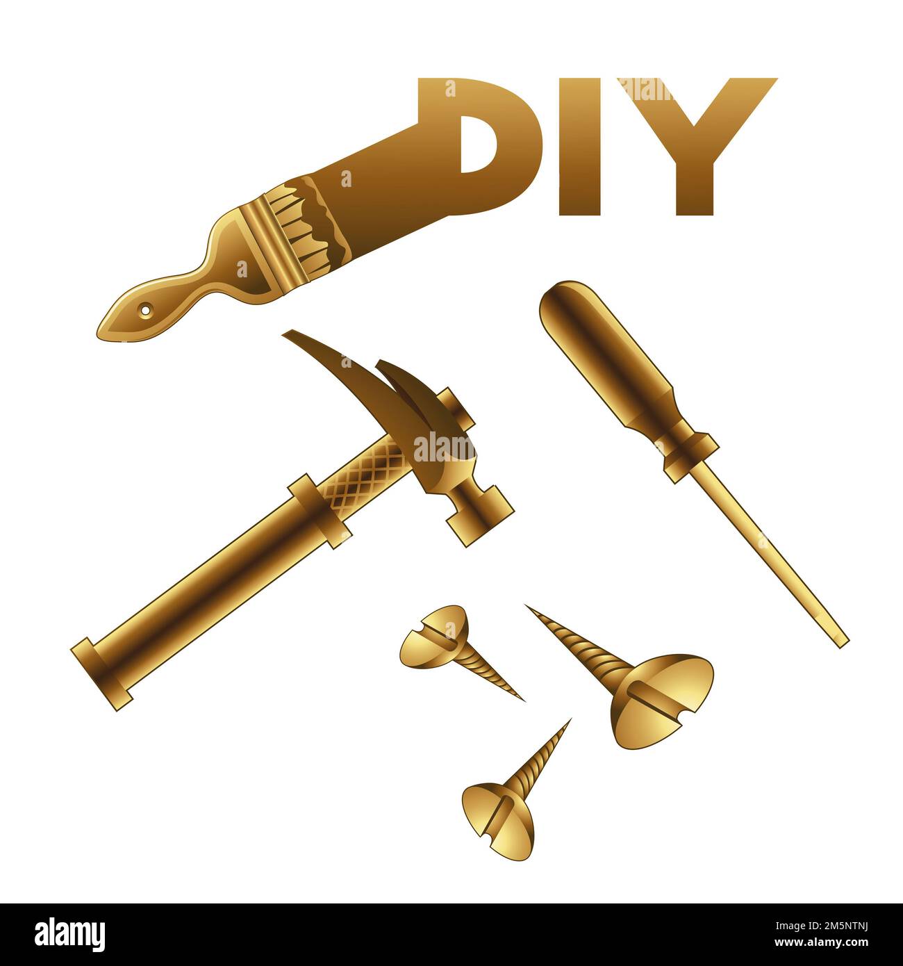 Golden mop Cut Out Stock Images & Pictures - Alamy