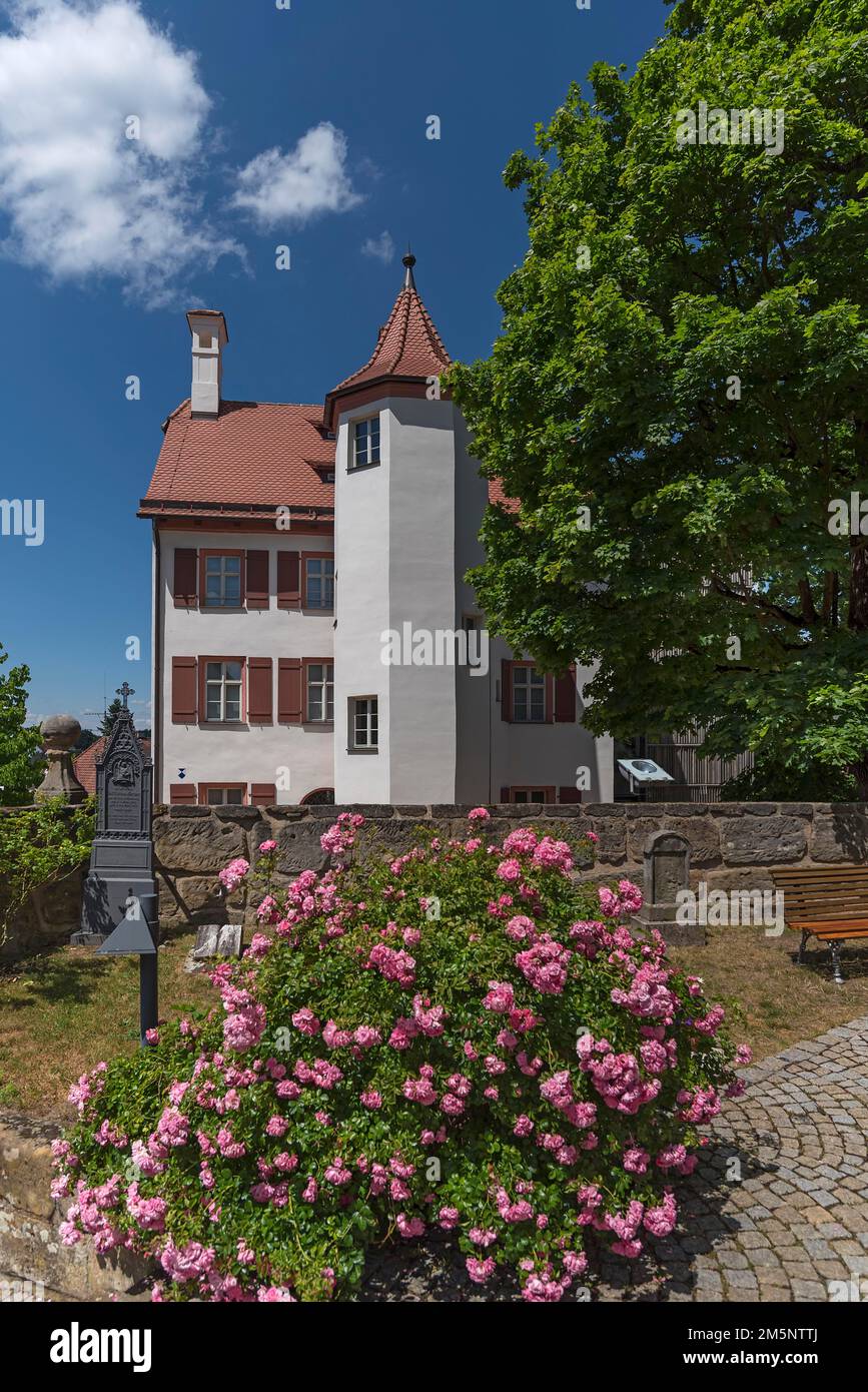 The White Castle built in 1471, today used as a museum, Heroldsberg ...