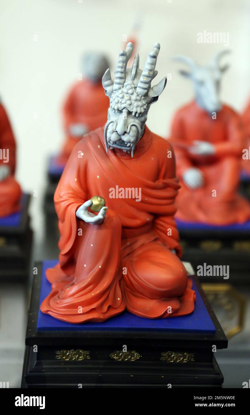 SHANGHAI, CHINA - OCTOBER 12, 2022 - The restoration model of the ...