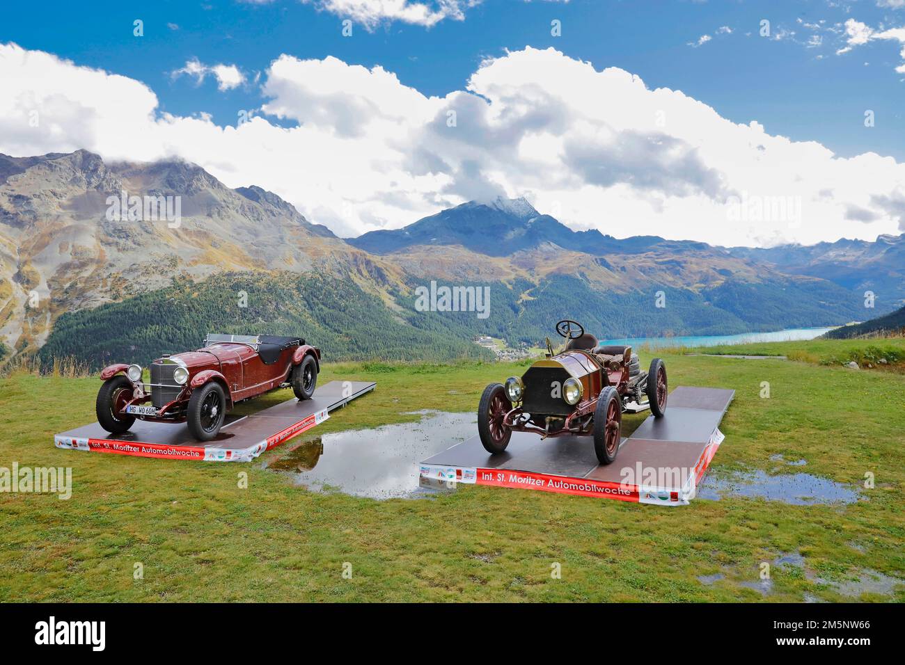 Mercedes Simplex 60 HP, year of construction 1903 and Mercedes-Benz SSK ...