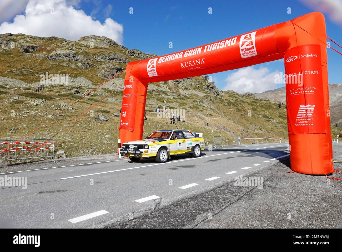 Audi Quattro A2 Group B, built in 1985, at the Bernina Gran Turismo ...