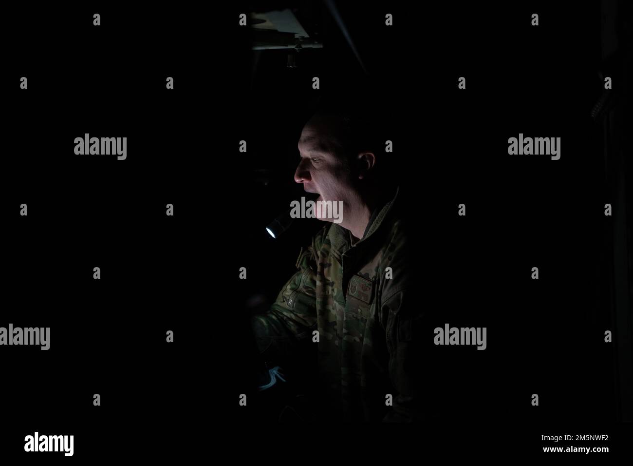 U.S. Air Force Master Sgt. Robert Wilson, 37th Airlift Squadron ...