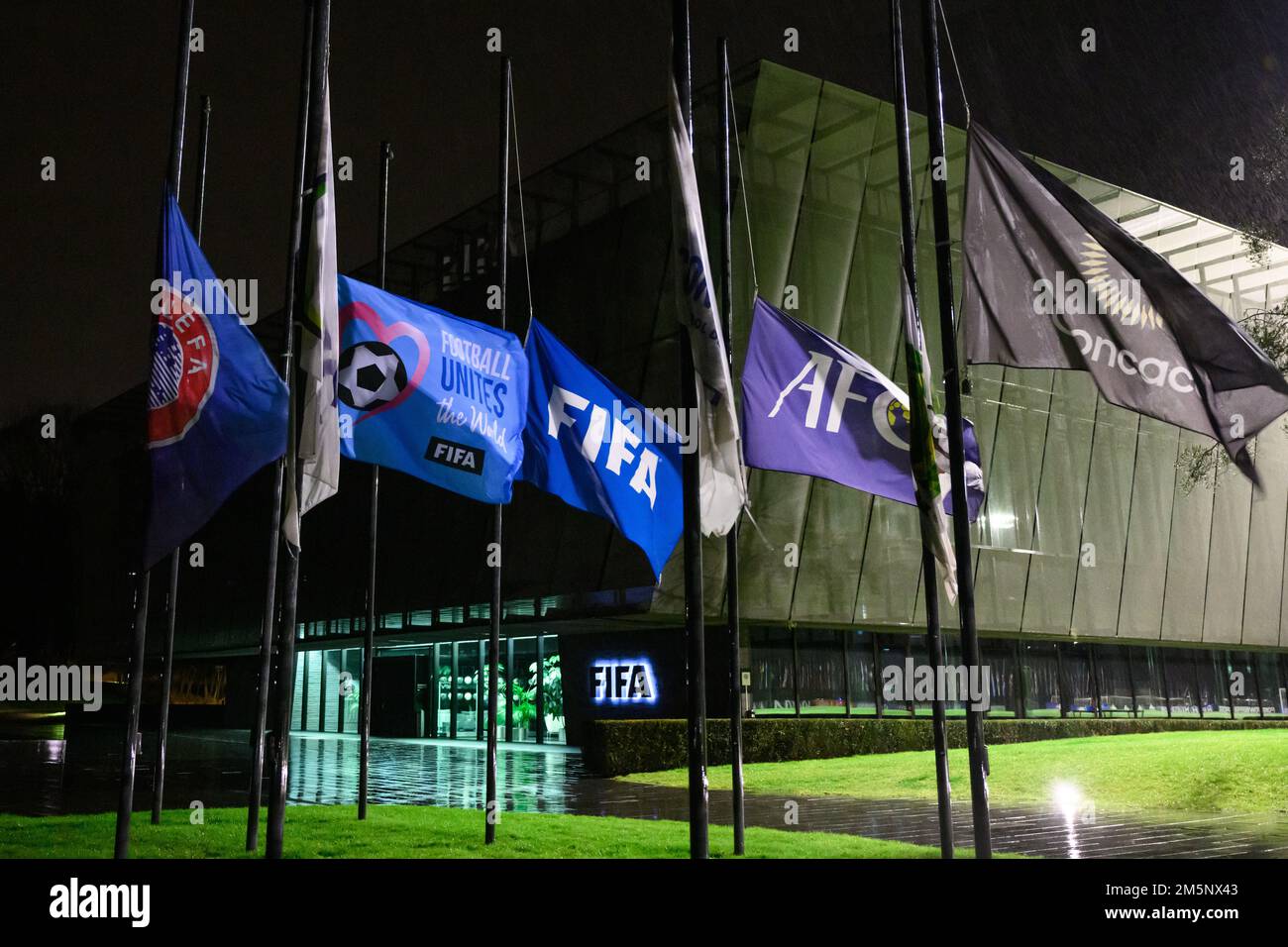(221230) -- ZURICH, Dec. 30, 2022 (Xinhua) -- FIFA Member Associations ...
