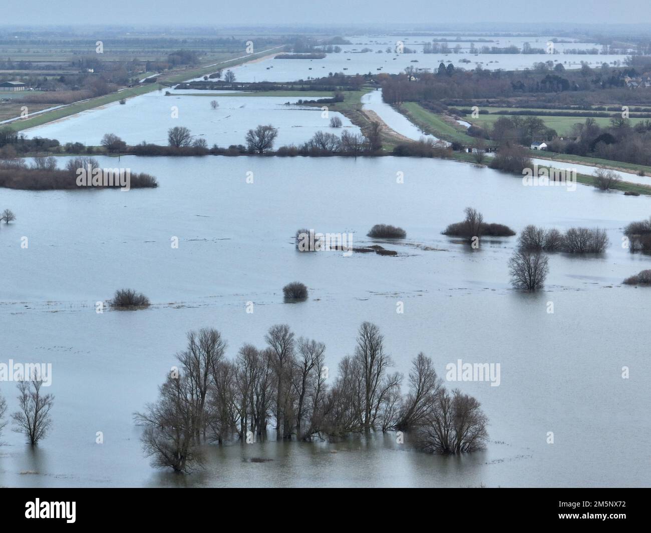 Floodwater in the fens hi-res stock photography and images - Alamy