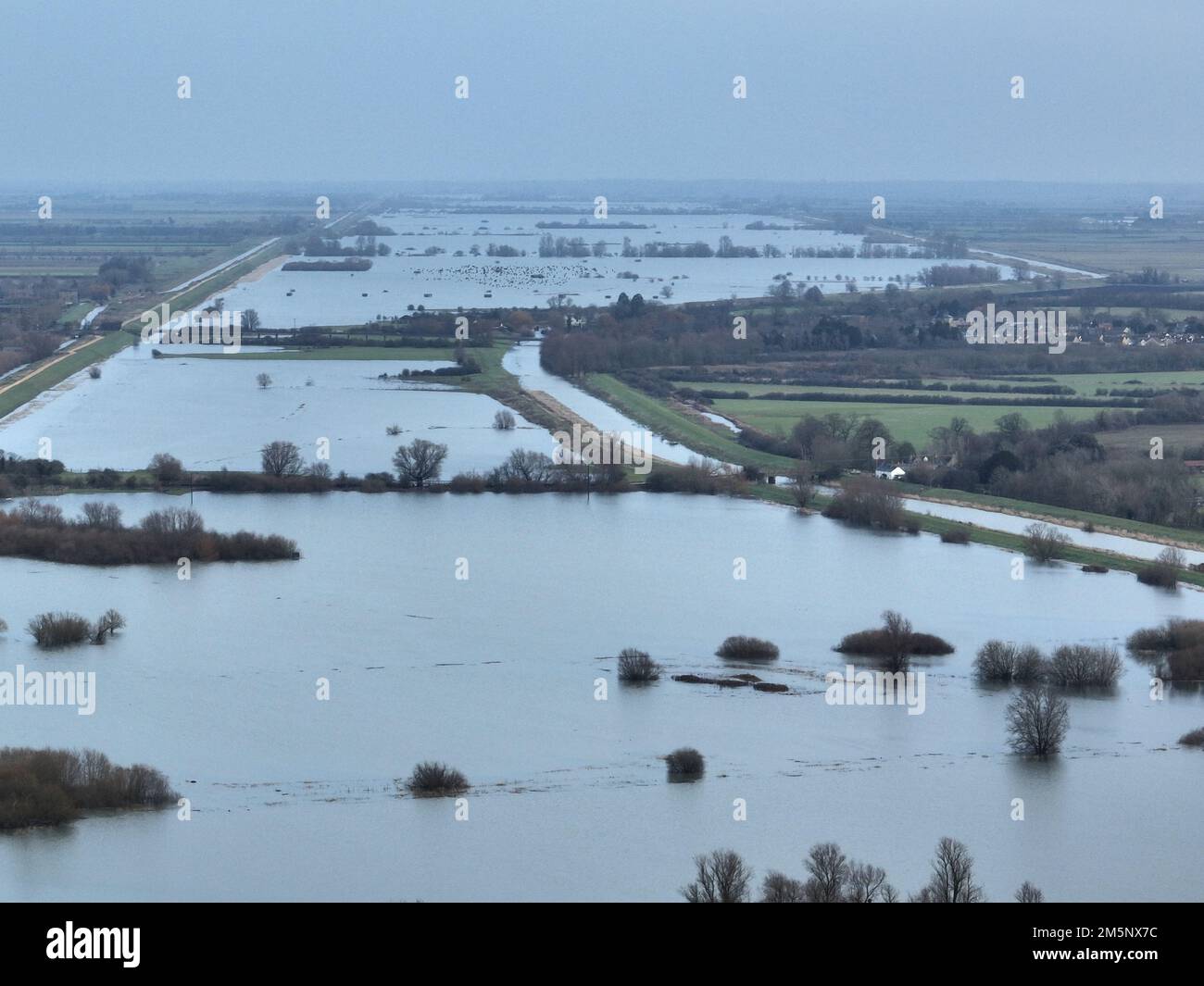 Floodwater in the fens hi-res stock photography and images - Alamy
