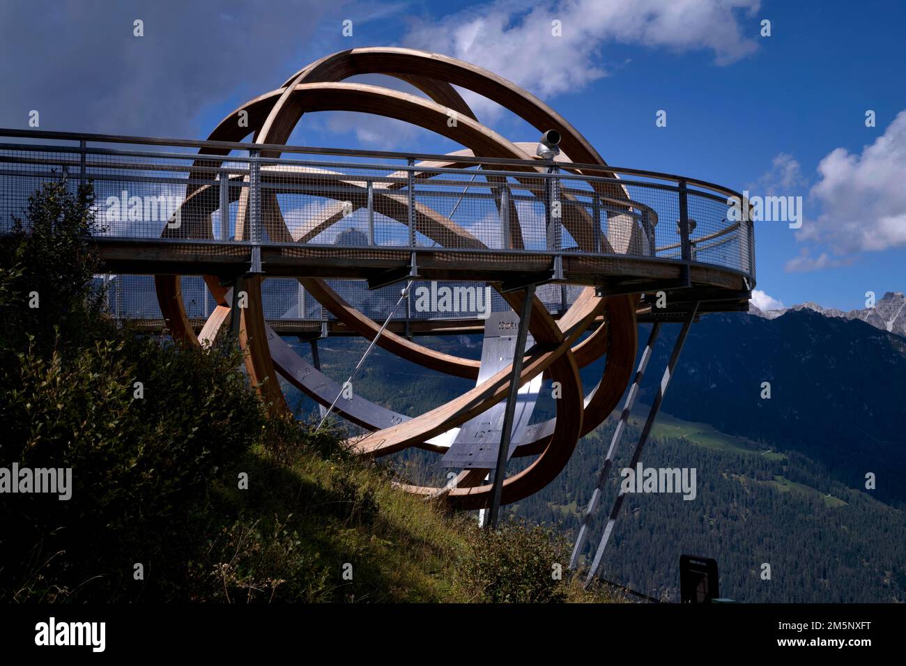 Largest walk-in sundial in the Alpine region, Elfer, Neustift, Stubai ...