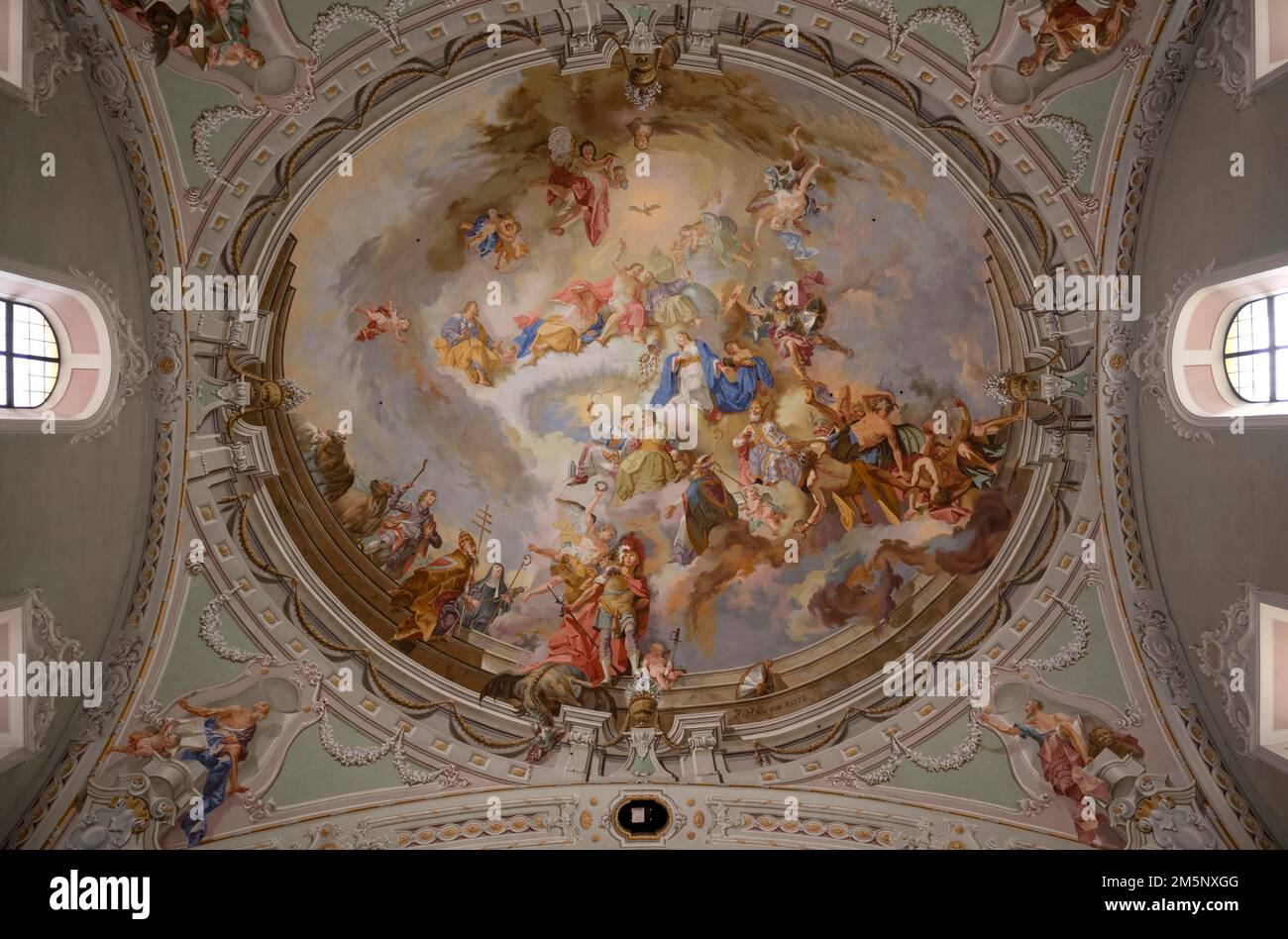 Catholic church painting landscape hi-res stock photography and images ...