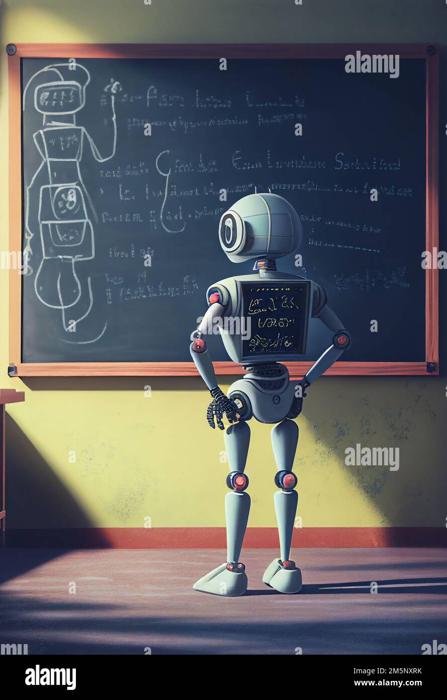Robot teacher hi-res stock photography and images - Alamy