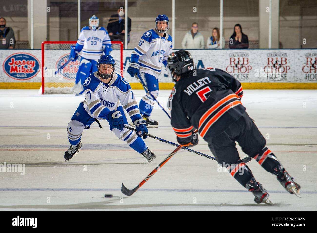 U.S. AIR FORCE ACADEMY, Colo. -- Air Force's Brian Adams prepares to ...