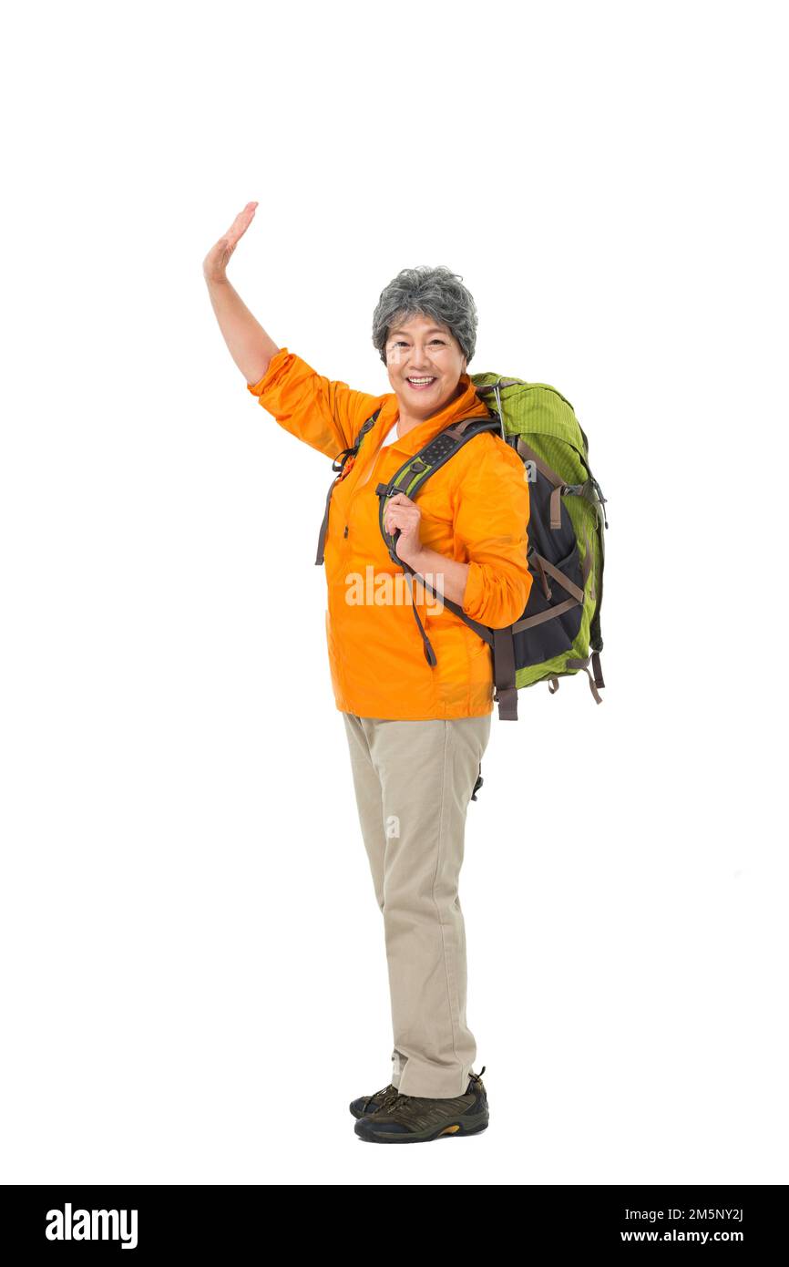 Young person standing outdoor Cut Out Stock Images & Pictures - Alamy