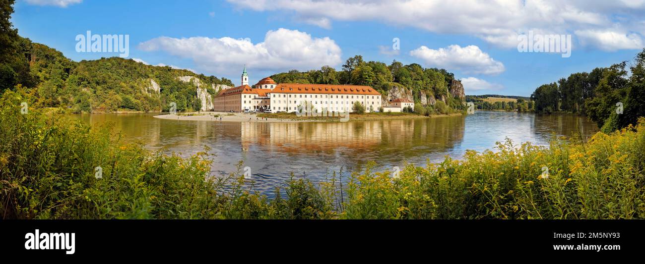 Weltenburg Monastery, Benedictine Abbey of St. George, near the Danube ...