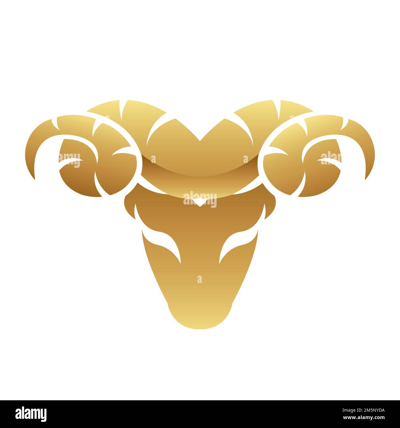 Golden ram emblem hi-res stock photography and images - Alamy