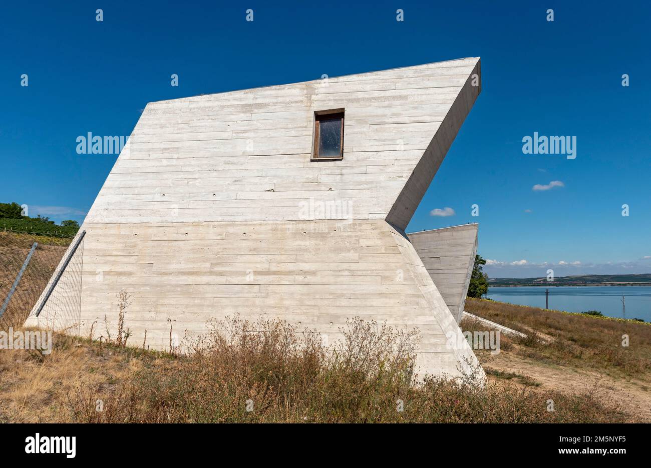 Architecture of the Archeopark archeology museum, Pavlov, Czech ...