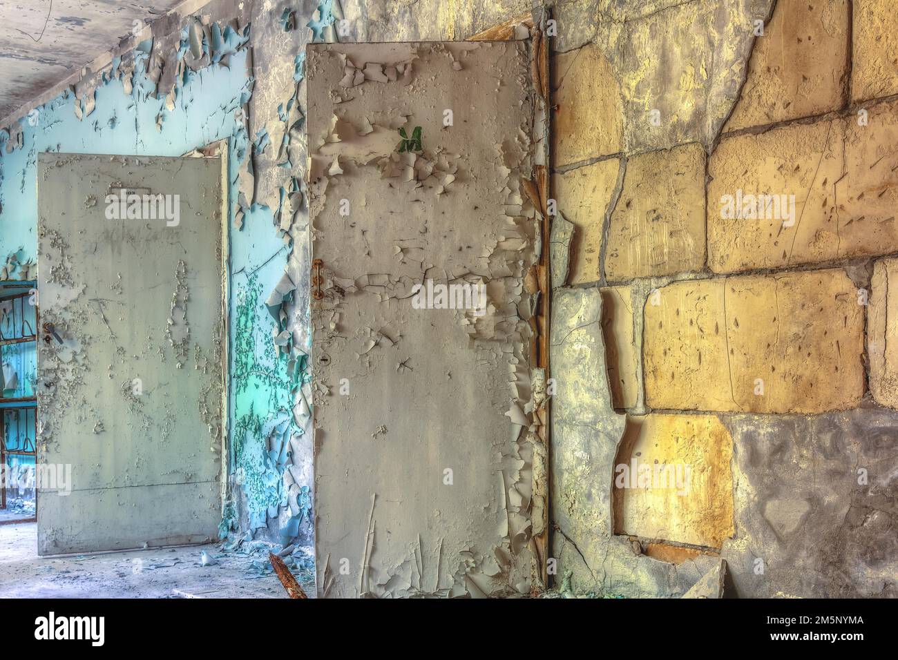 Chernobyl corridor hi-res stock photography and images - Alamy