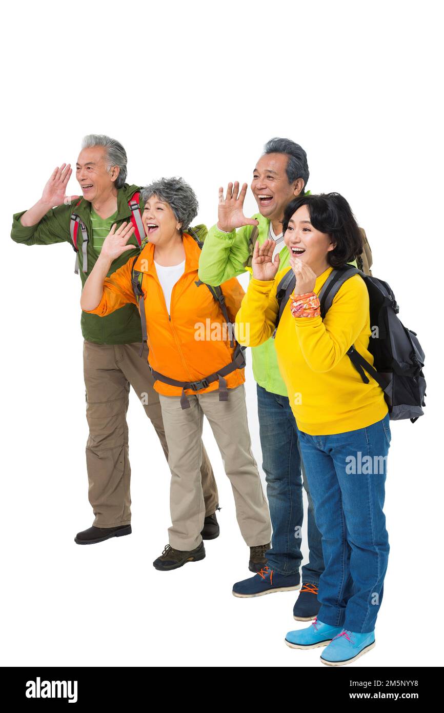 Outdoor friends Cut Out Stock Images & Pictures - Alamy