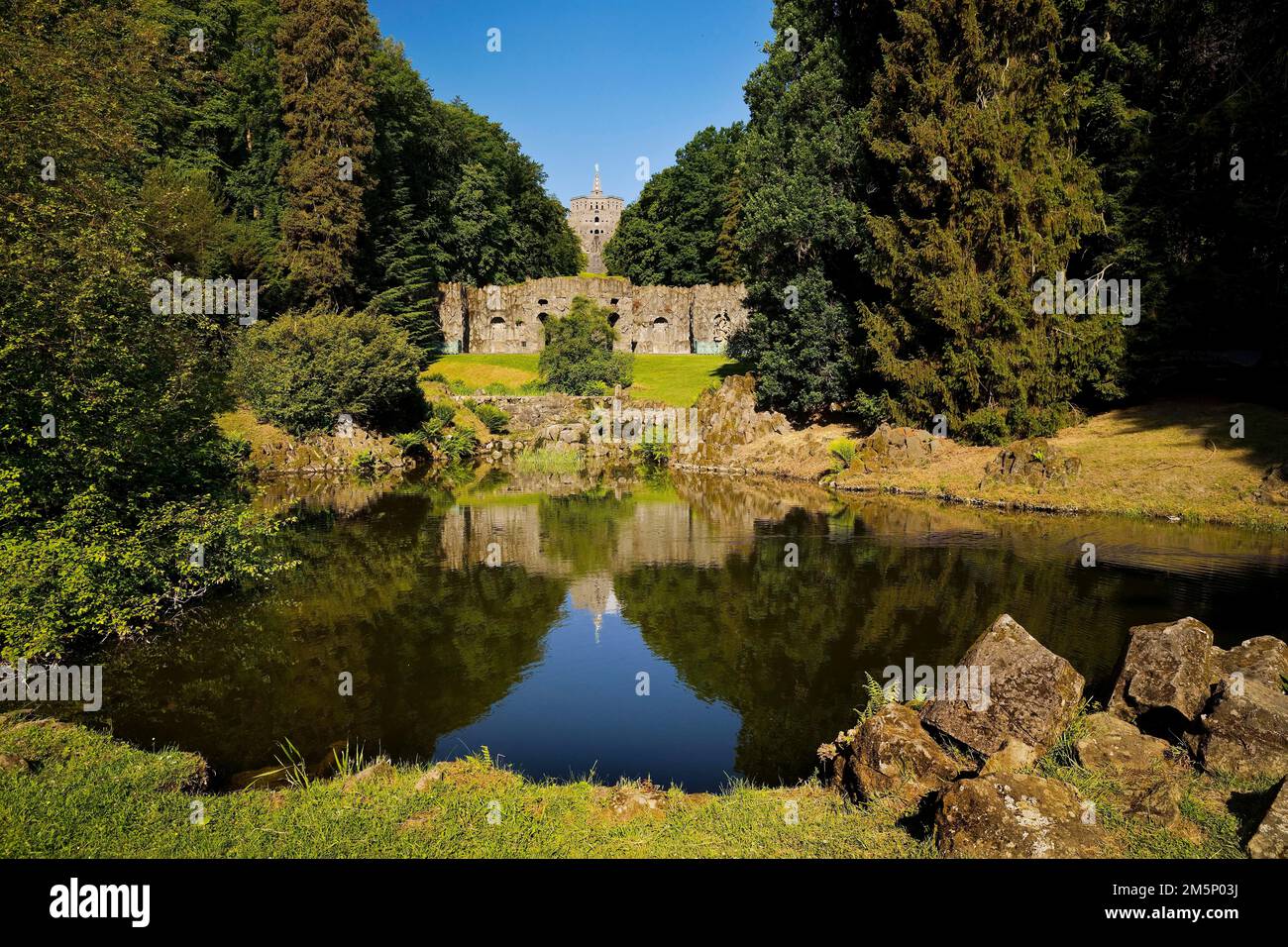 Bergpark Wilhelmshoehe with the Hercules Building, UNESCO World ...