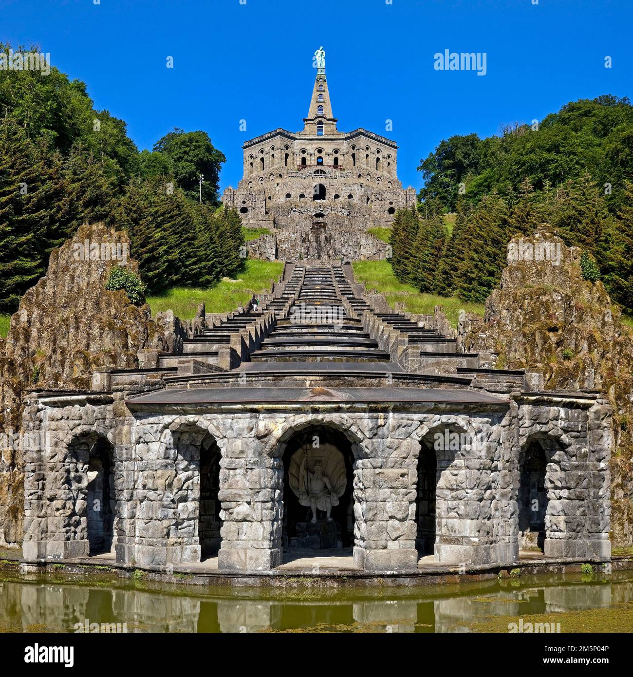 Bergpark Wilhelmshoehe, Hercules Building and the Great Cascades ...