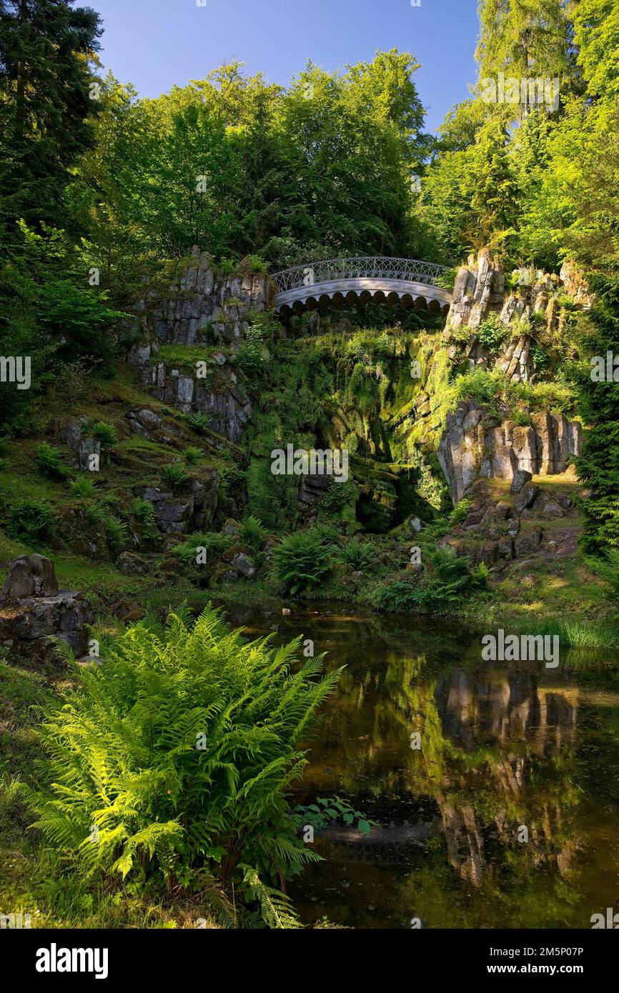 Bergpark Wilhelmshoehe with the Devil's Bridge, UNESCO World Heritage ...