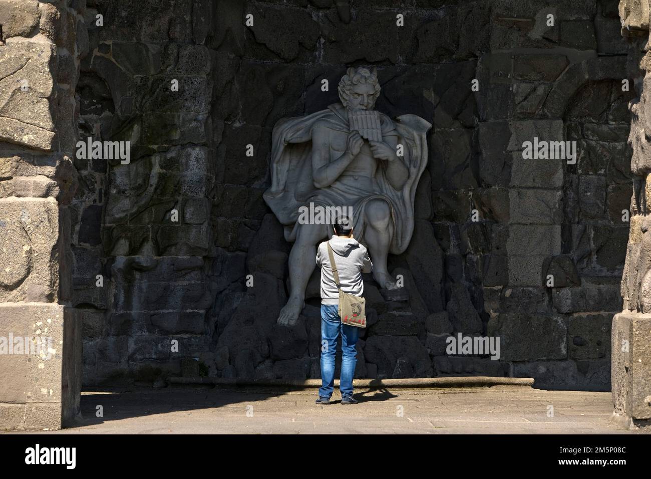Vexier Water Grotto with the Greek god Pan, Bergpark Wilhelmshoehe ...