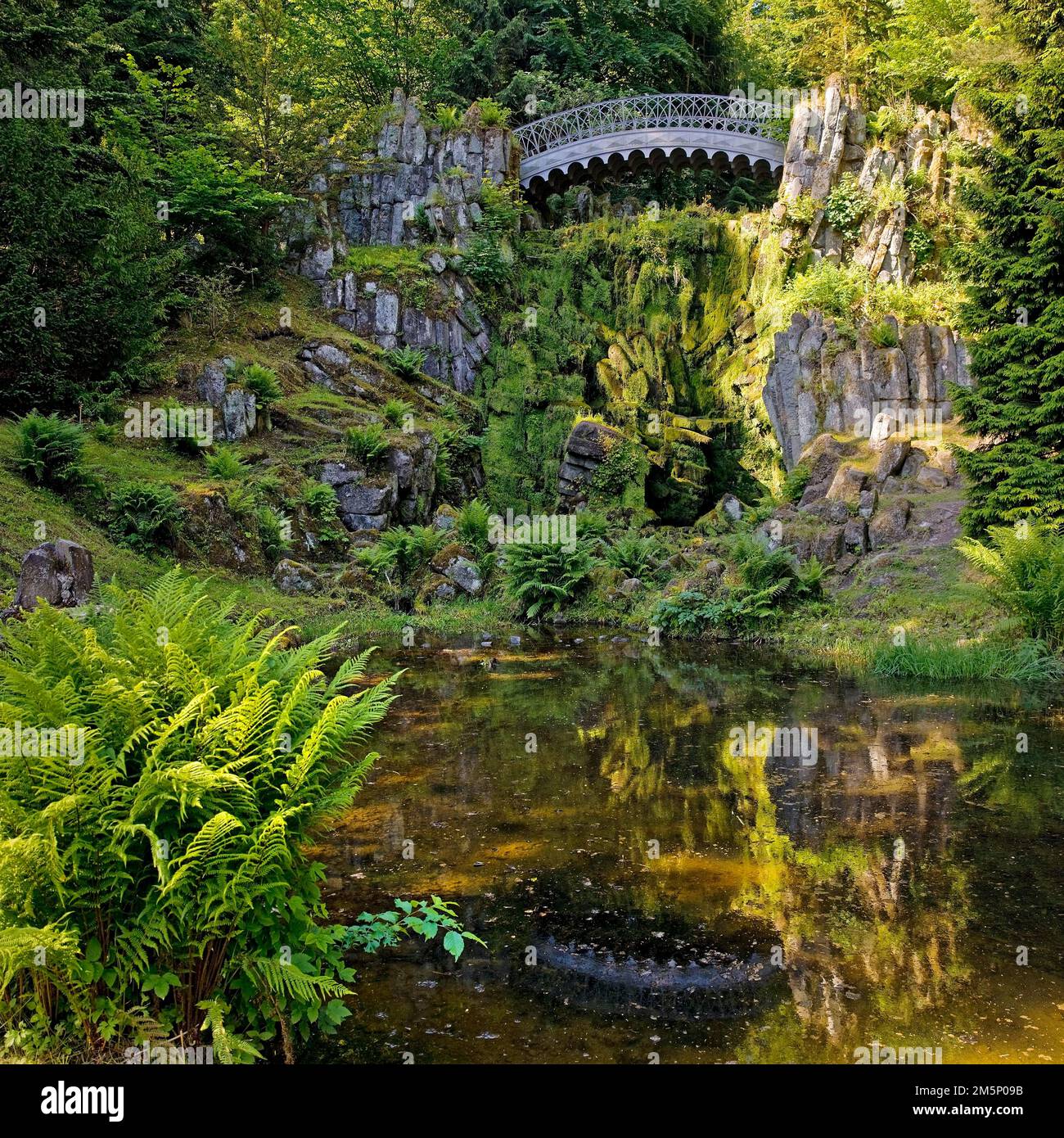 Bergpark Wilhelmshoehe with the Devil's Bridge, UNESCO World Heritage ...