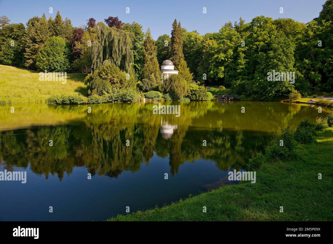 Bergpark Wilhelmshoehe with the Jussow Temple, UNESCO World Heritage ...